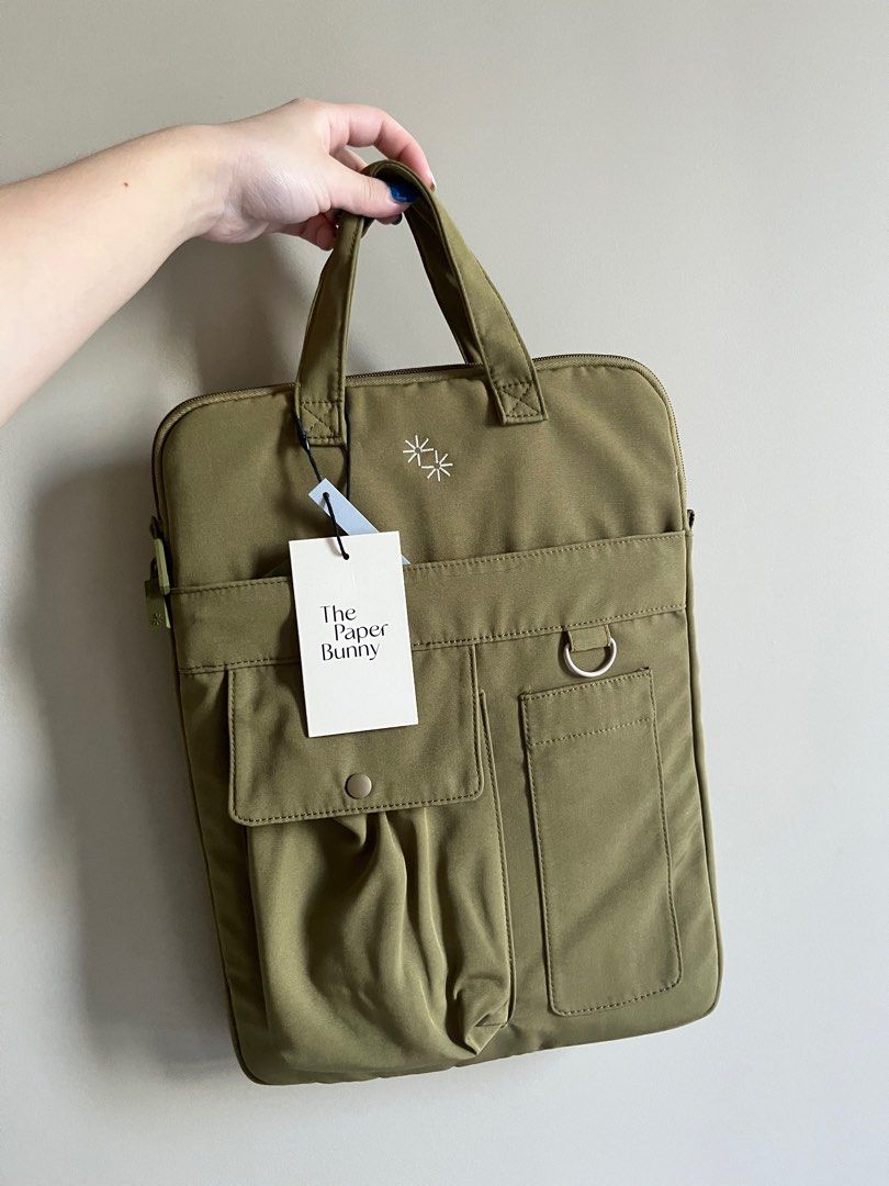The Paper Bunny 15” Laptop Bag (Moss), Computers & Tech, Parts ...