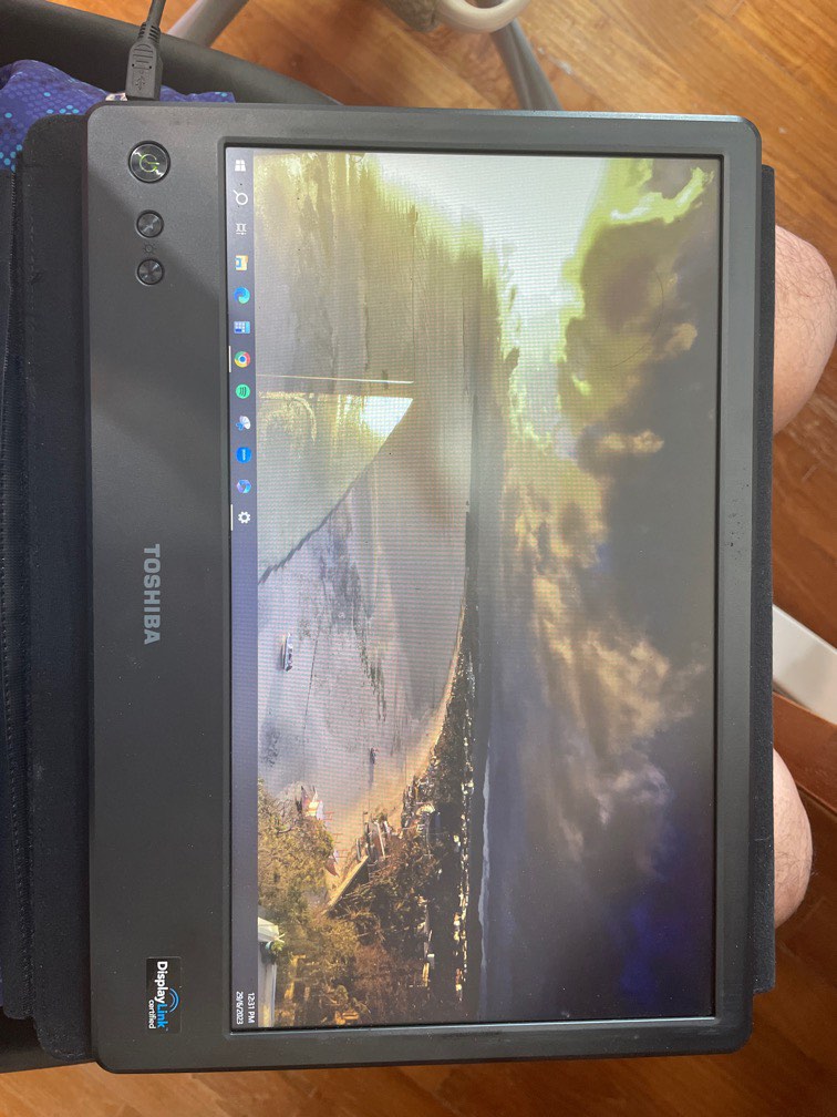 Toshiba portable screen, Computers & Tech, Parts & Accessories, Monitor ...