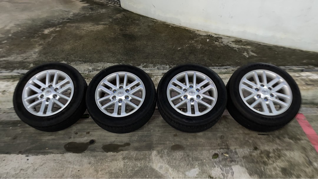 Toyota Hilux Rims with Tyres., Car Accessories, Tyres & Rims on Carousell