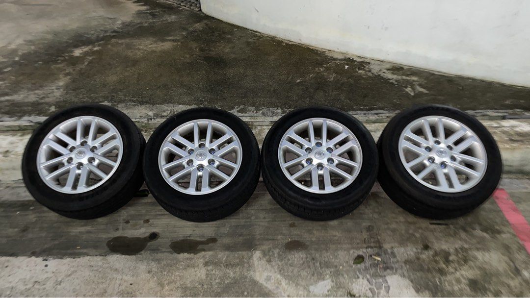 Toyota Hilux Rims with Tyres., Car Accessories, Tyres & Rims on Carousell