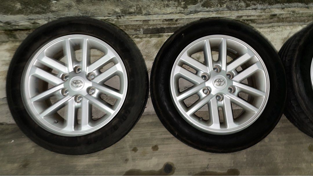 Toyota Hilux Rims with Tyres., Car Accessories, Tyres & Rims on Carousell