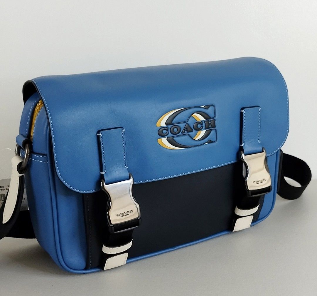 Track Crossbody In Colorblock With Coach Stamp, Luxury, Bags & Wallets ...