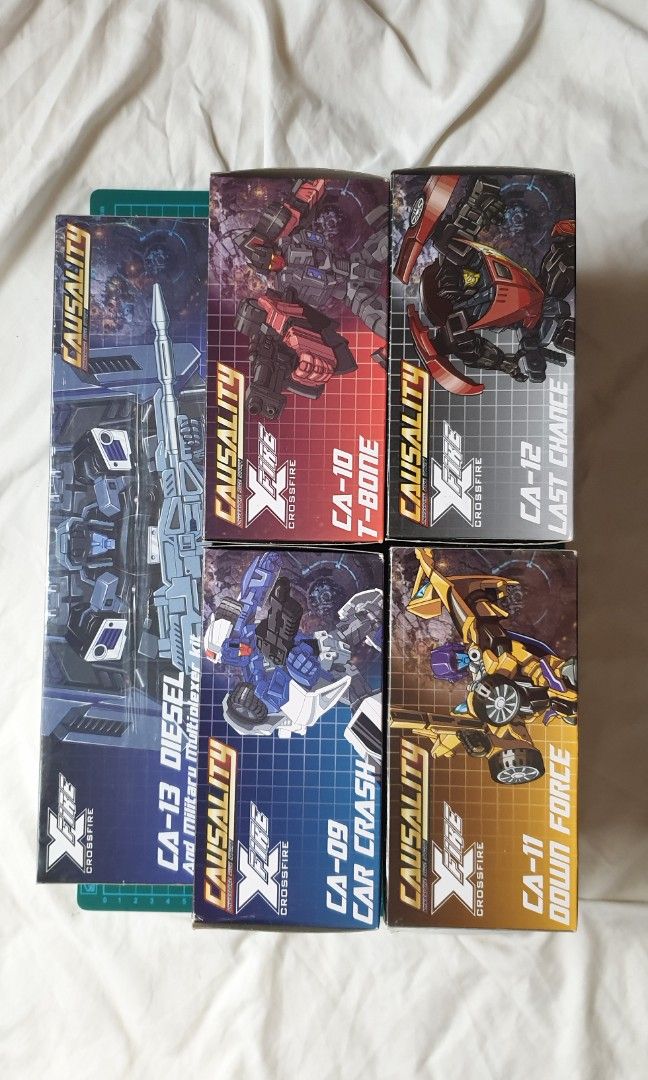 Transformers 3rd Party Fansproject Causality Stunticons Set, Hobbies ...