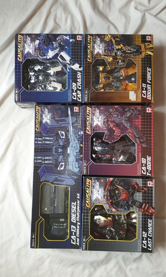 Transformers 3rd Party Fansproject Causality Stunticons Set, Hobbies ...