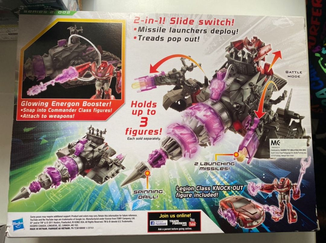 Transformers Prime Cyberverse Energon Driller + Star Hammer Wheeljack ...