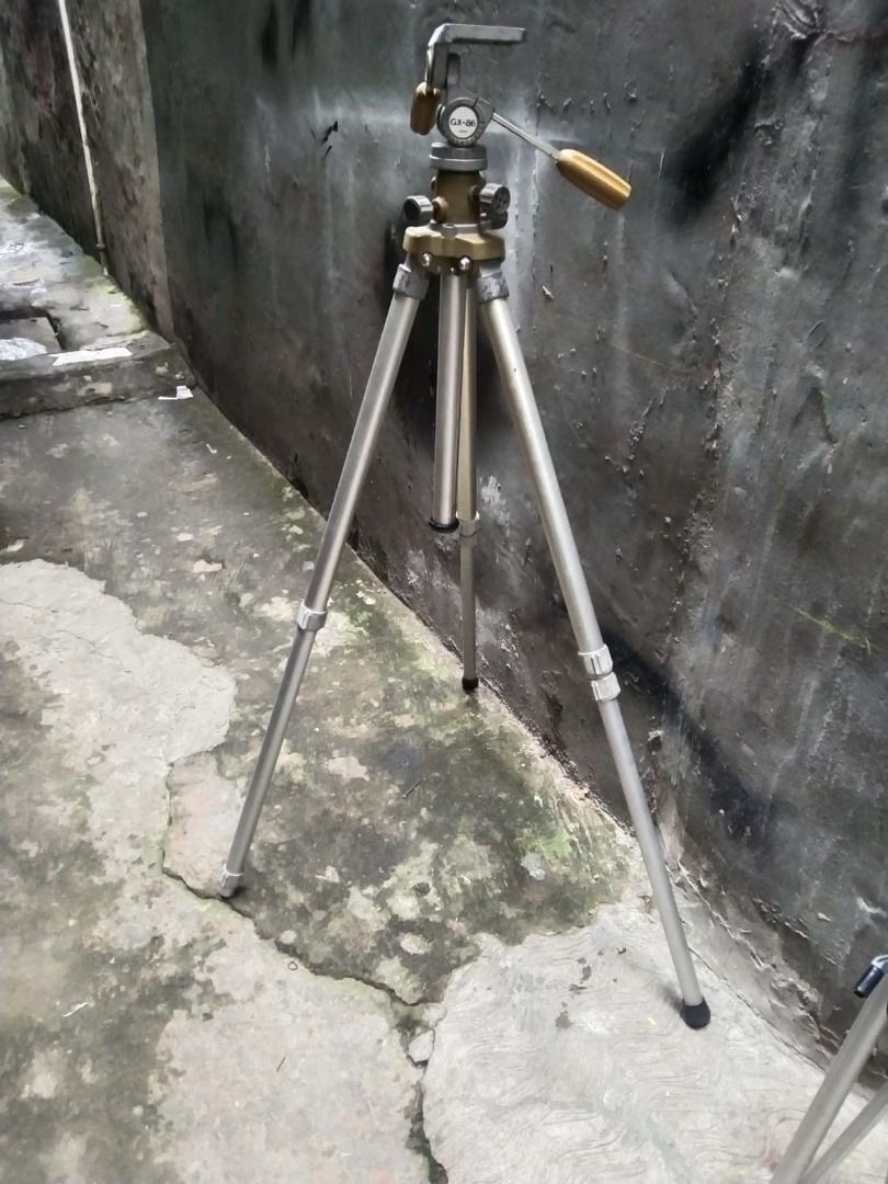 Tripod / Lighting Stand GX86 Japan Stainless Kuno Jadul Antik, Antik ...
