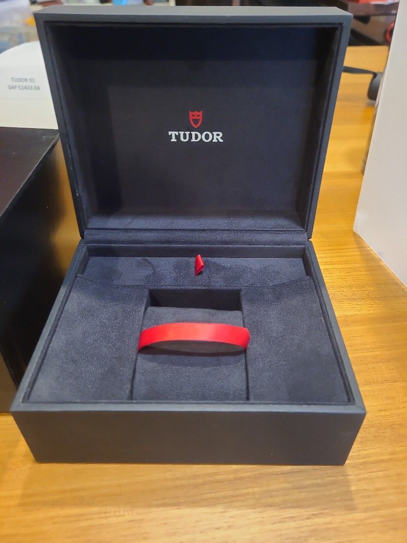 Tudor watch box, Men's Fashion, Watches & Accessories, Accessory holder ...