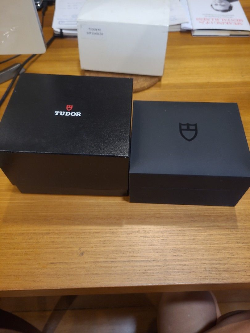 Tudor watch box, Men's Fashion, Watches & Accessories, Accessory holder ...