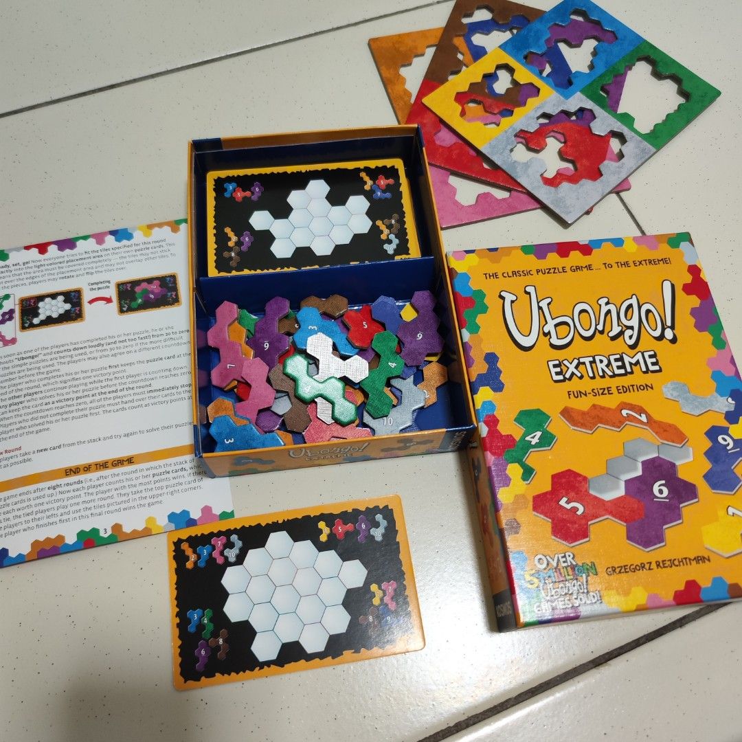 Ubongo! Extreme Fun-Size edition board game, Hobbies & Toys, Toys ...