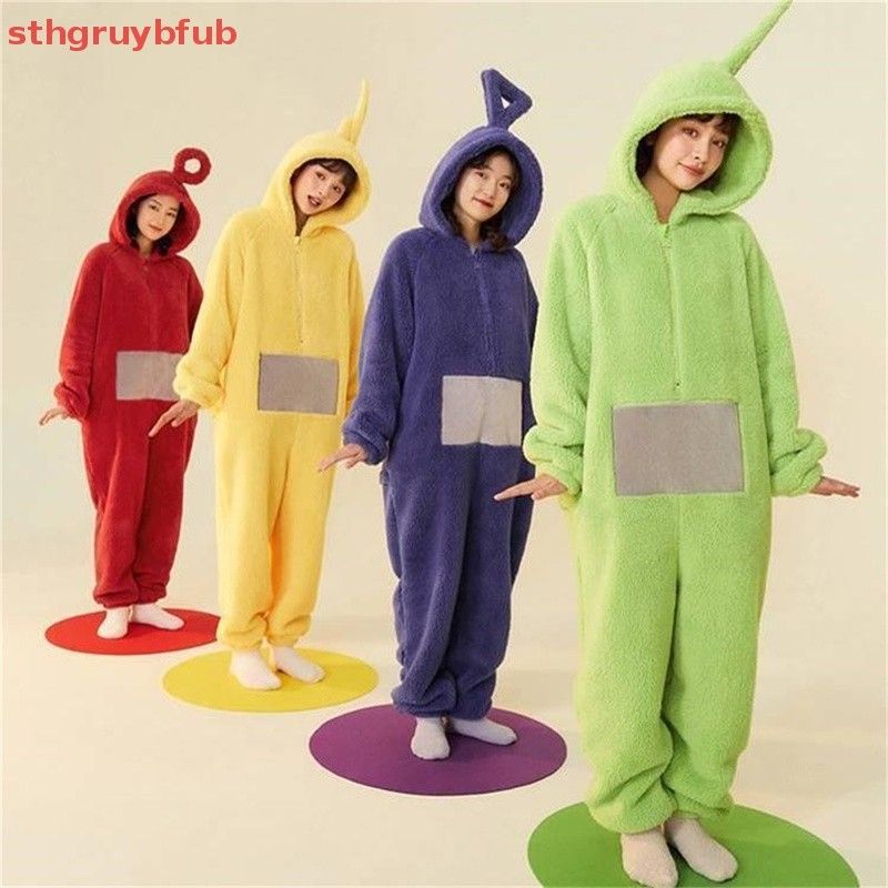 Unisex Teletubbies Costume Role Play Cosplay Wear, Men's Fashion, Coats ...