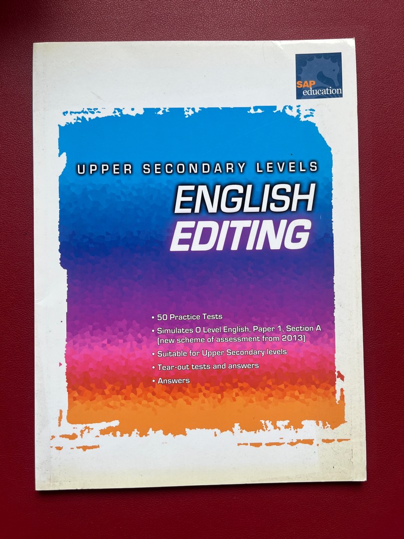 Upper Secondary Levels English Editing, Hobbies & Toys, Books ...
