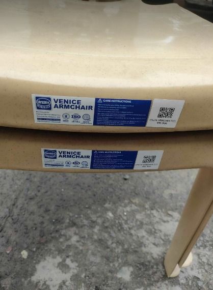 URATEX MONOBLOCK CHAIRS WITH ARMREST - To La Loma QC on Carousell