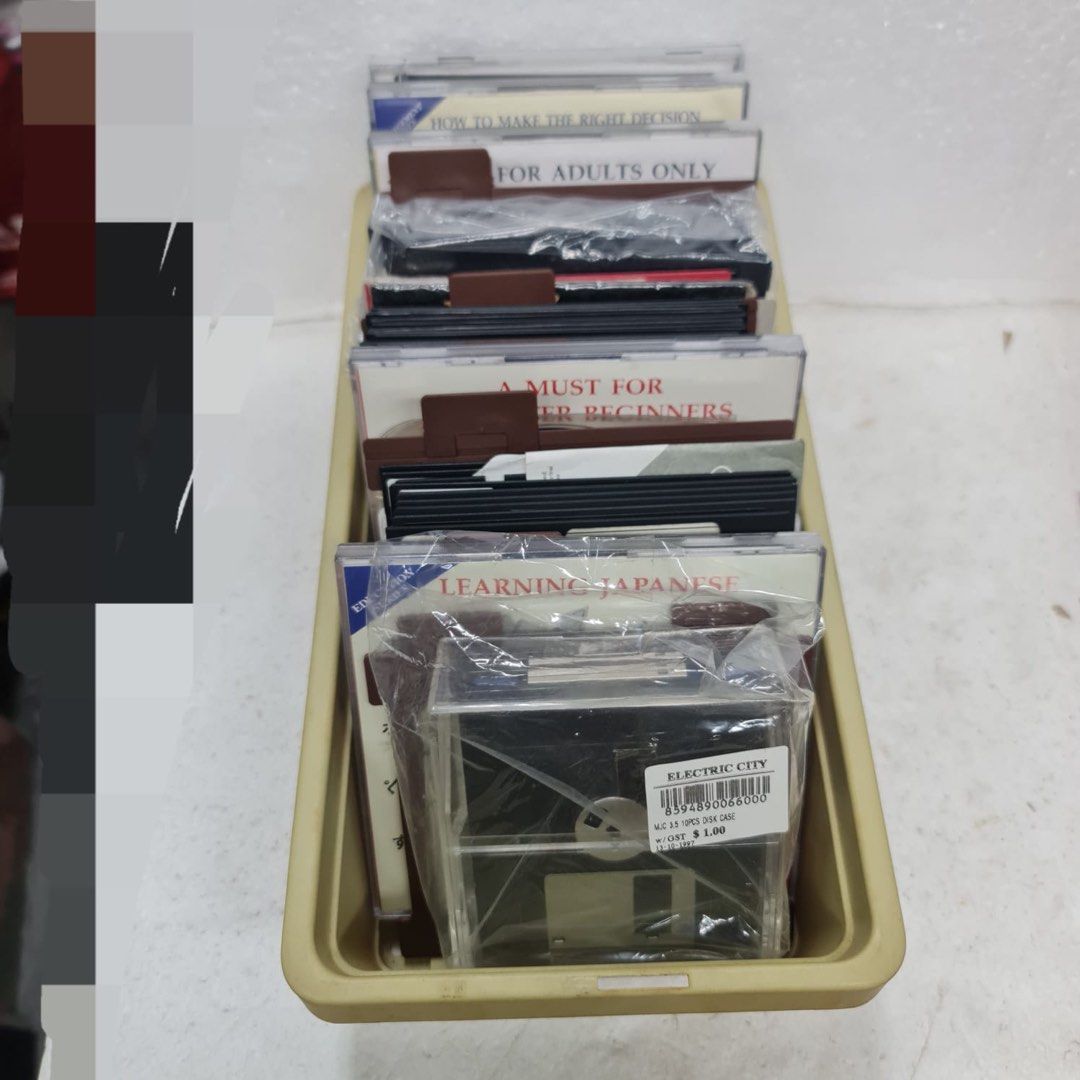 Vintage Floppy diskette holder., Computers & Tech, Parts & Accessories ...