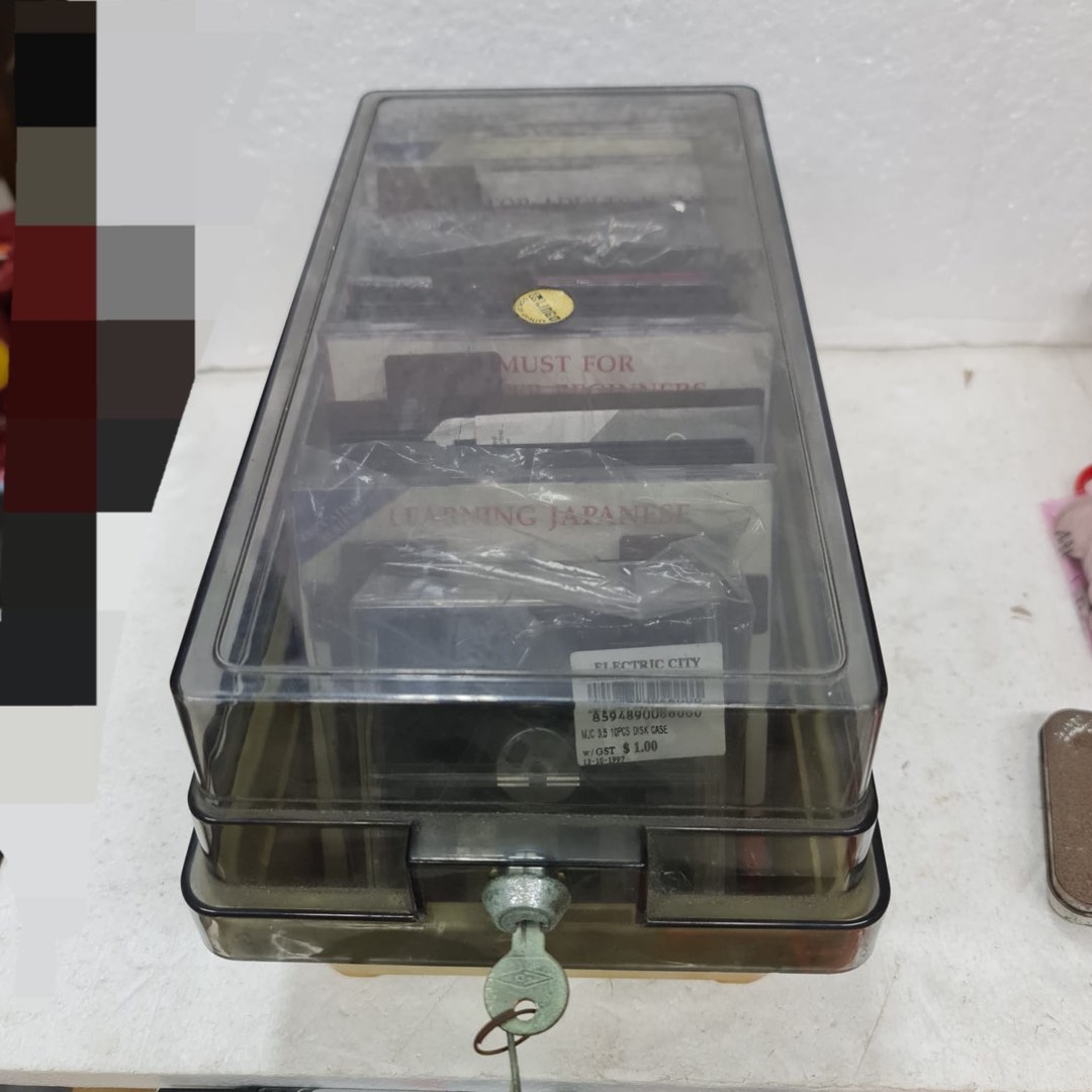 Vintage Floppy diskette holder., Computers & Tech, Parts & Accessories ...