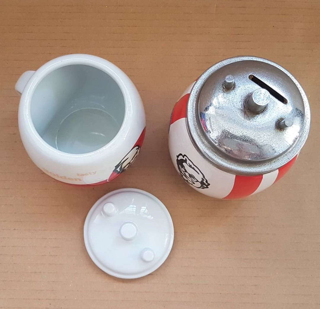 Vintage Kentucky Fried Chicken Souvenir, KFC Coin Bank, KFC Mug, shaped ...