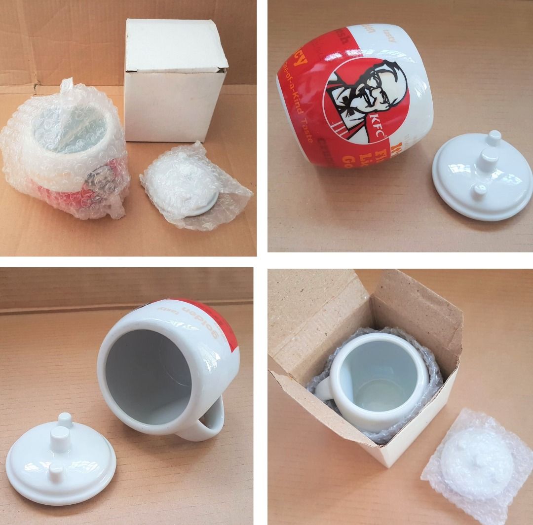 Vintage Kentucky Fried Chicken Souvenir, KFC Coin Bank, KFC Mug, shaped ...