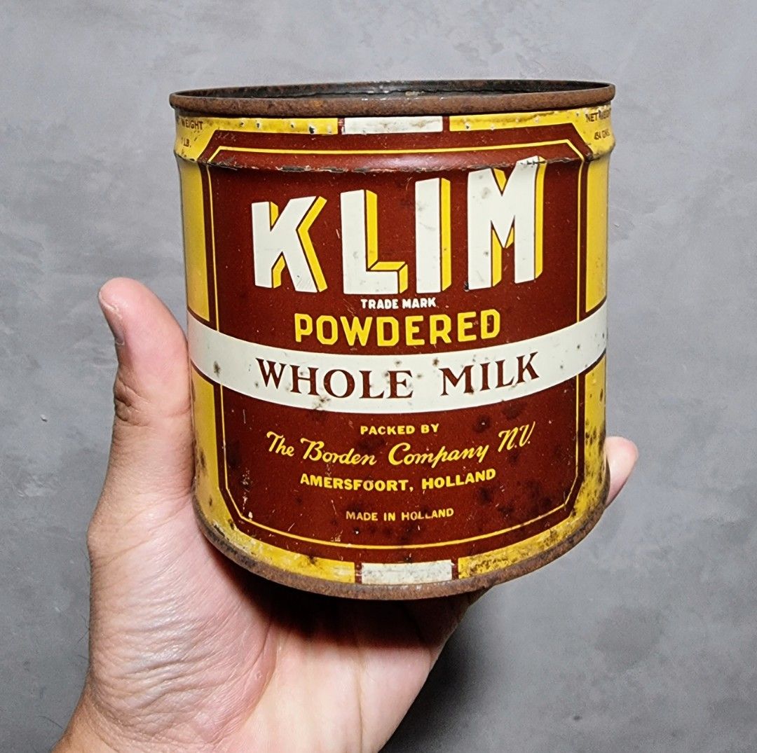 Vintage KLIM milk tin, Hobbies & Toys, Memorabilia & Collectibles ...