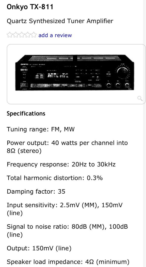 Vintage Onkyo Amplifier, Audio, Soundbars, Speakers & Amplifiers on ...