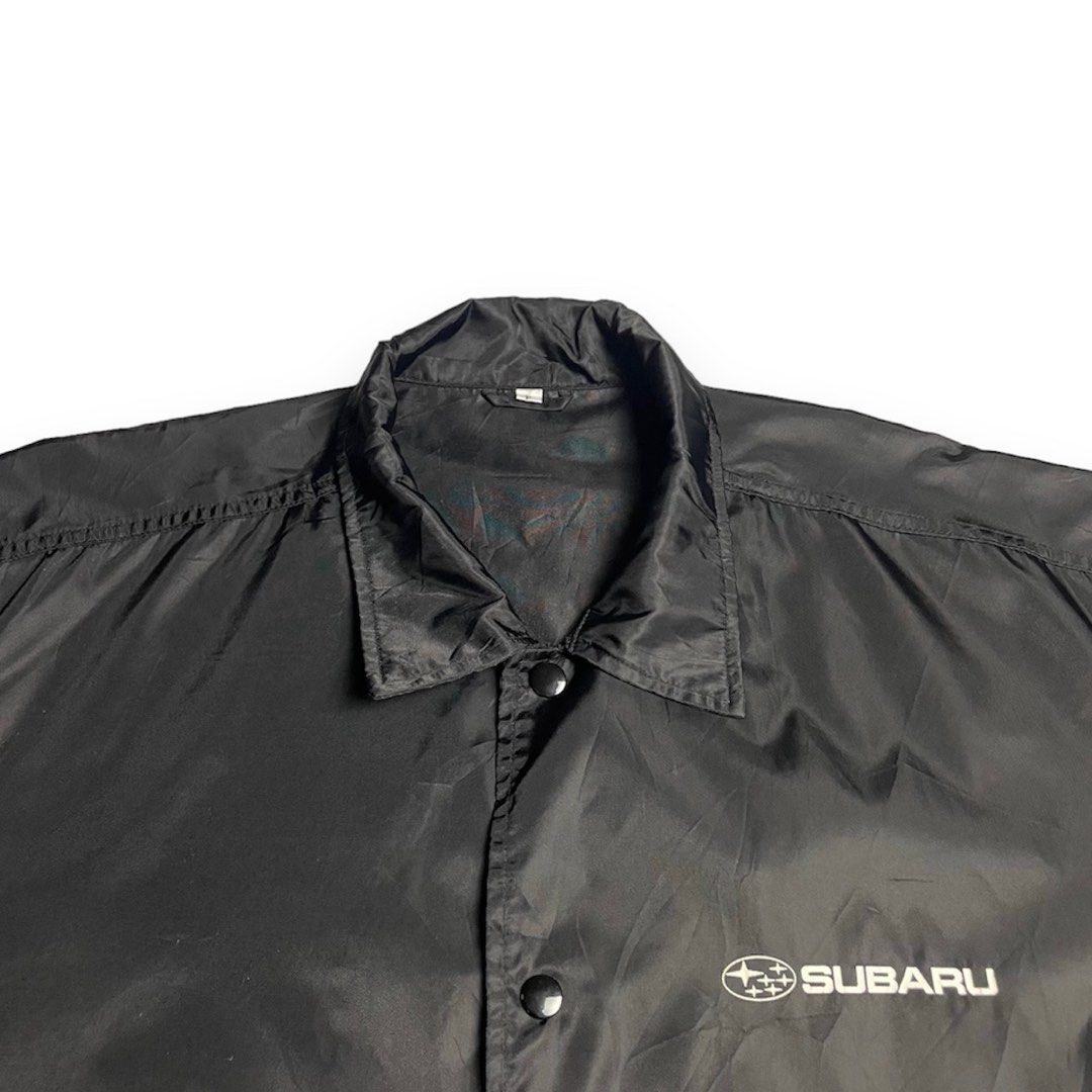 Vintage subaru spell out logo coach jacket, Men's Fashion, Coats ...
