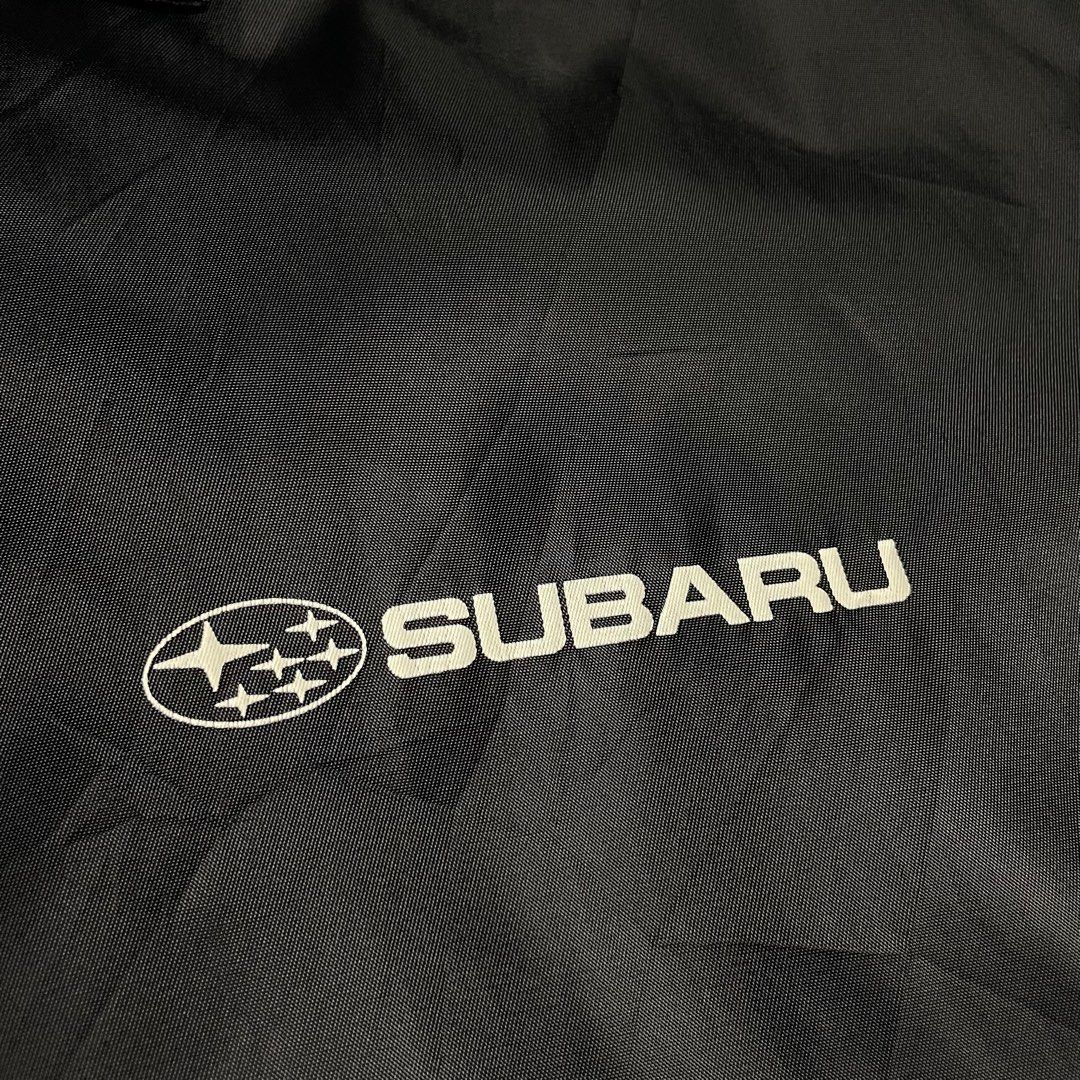 Vintage subaru spell out logo coach jacket, Men's Fashion, Coats ...