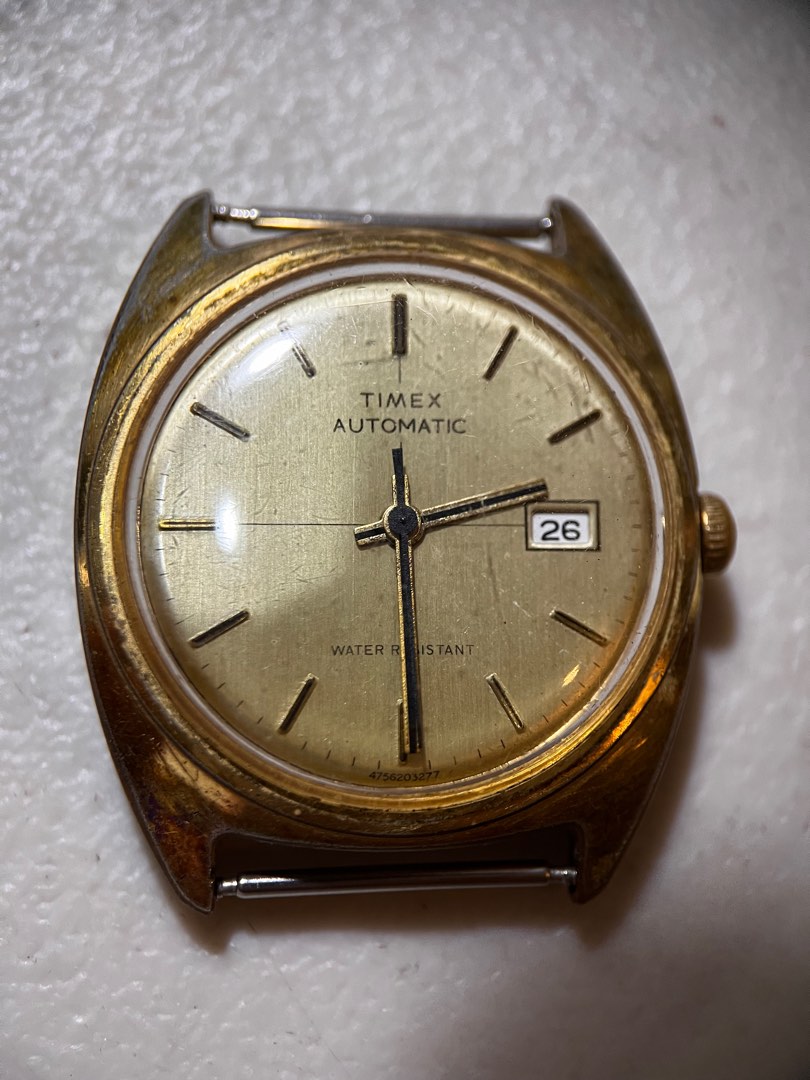 Vintage Timex Gold Automatic, Men's Fashion, Watches & Accessories ...