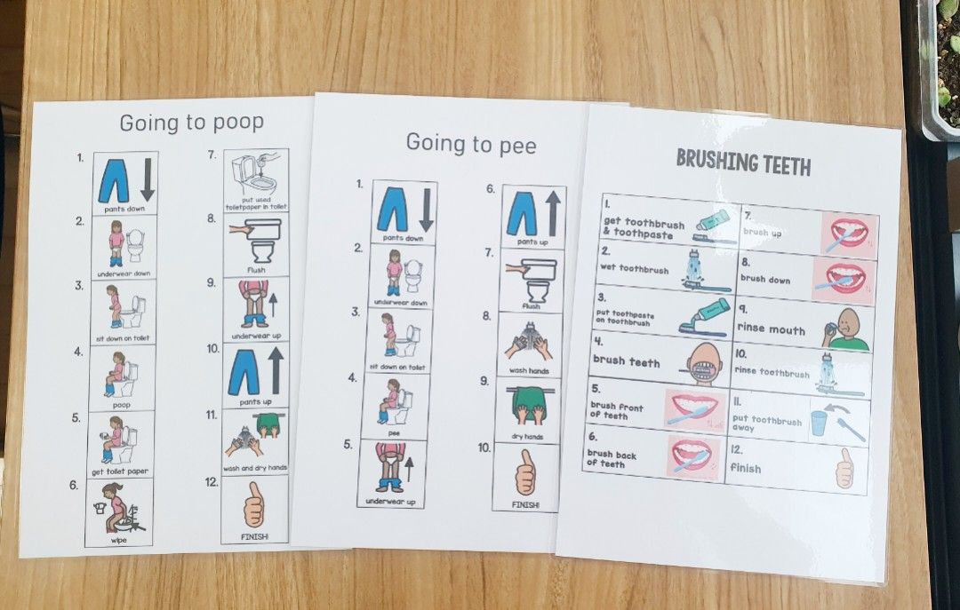 Visual Aids ; Visual Support ; Special Needs ; Toilet Training ; Visual ...