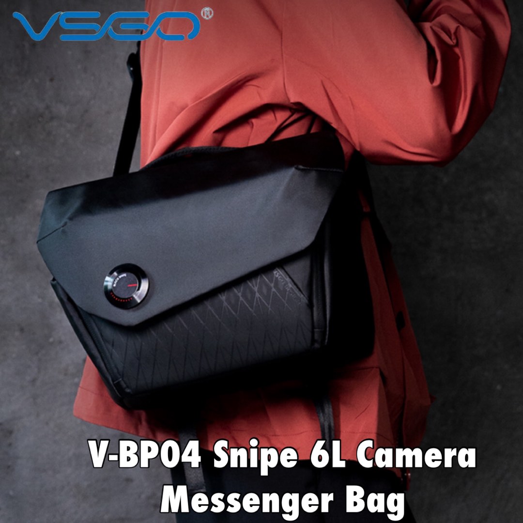 VSGO V-BP04 6L Camera Messenger Bag, Photography, Photography Accessories, Camera Bags ...