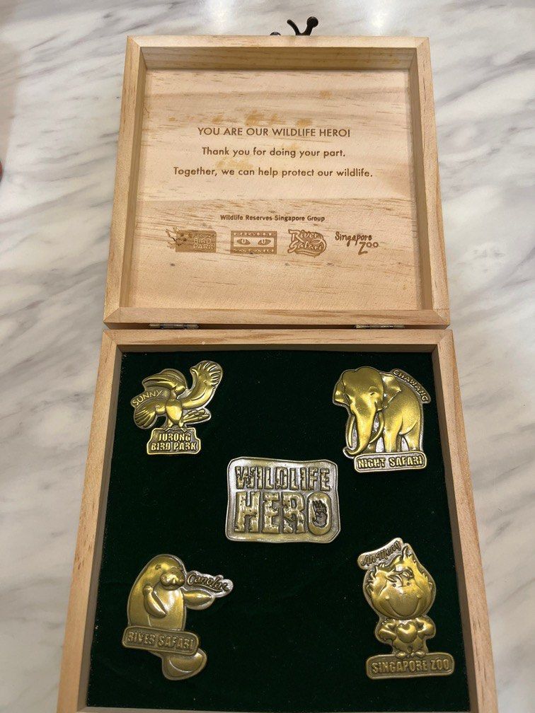 Wildlife Hero limited edition collectible pin set, Hobbies & Toys ...