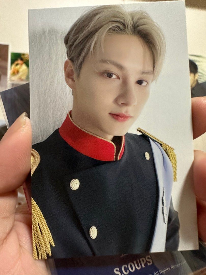 WTS LFB SEVENTEEN SVT POP UP CAFE TRAY SET PC JUN, Hobbies & Toys ...