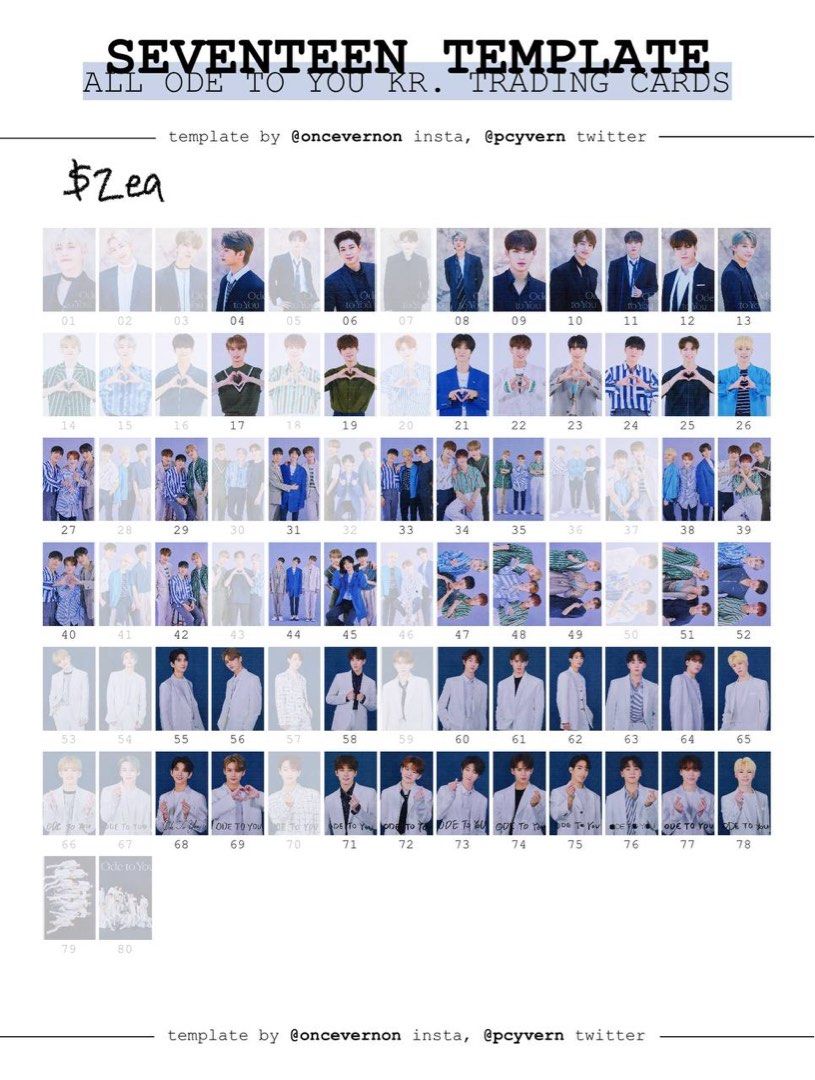 WTS seventeen svt trading cards tcs, Hobbies & Toys, Memorabilia ...