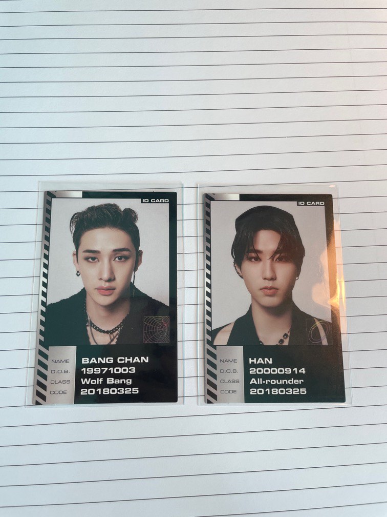 wts skz oddinary id card han bangchan pc, Hobbies & Toys, Memorabilia ...