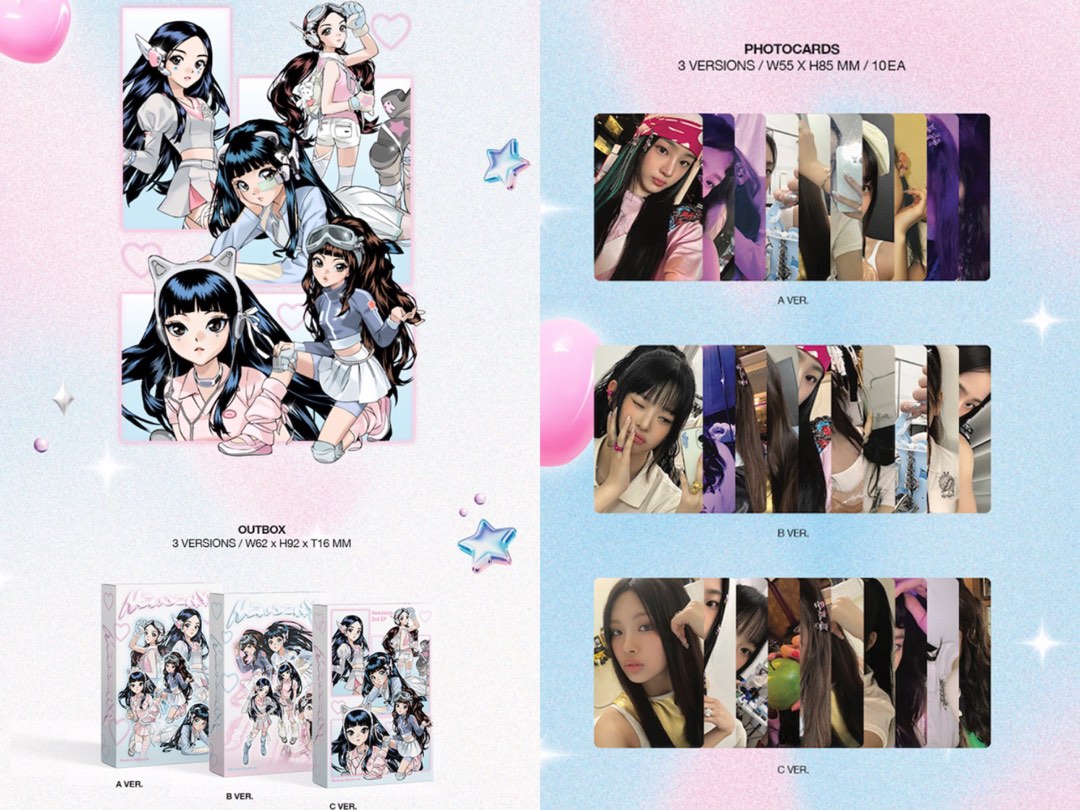 [wts/lfb] newjeans 2nd ep get up weverse ver album hanni, danielle, haerin, minji !, Hobbies ...