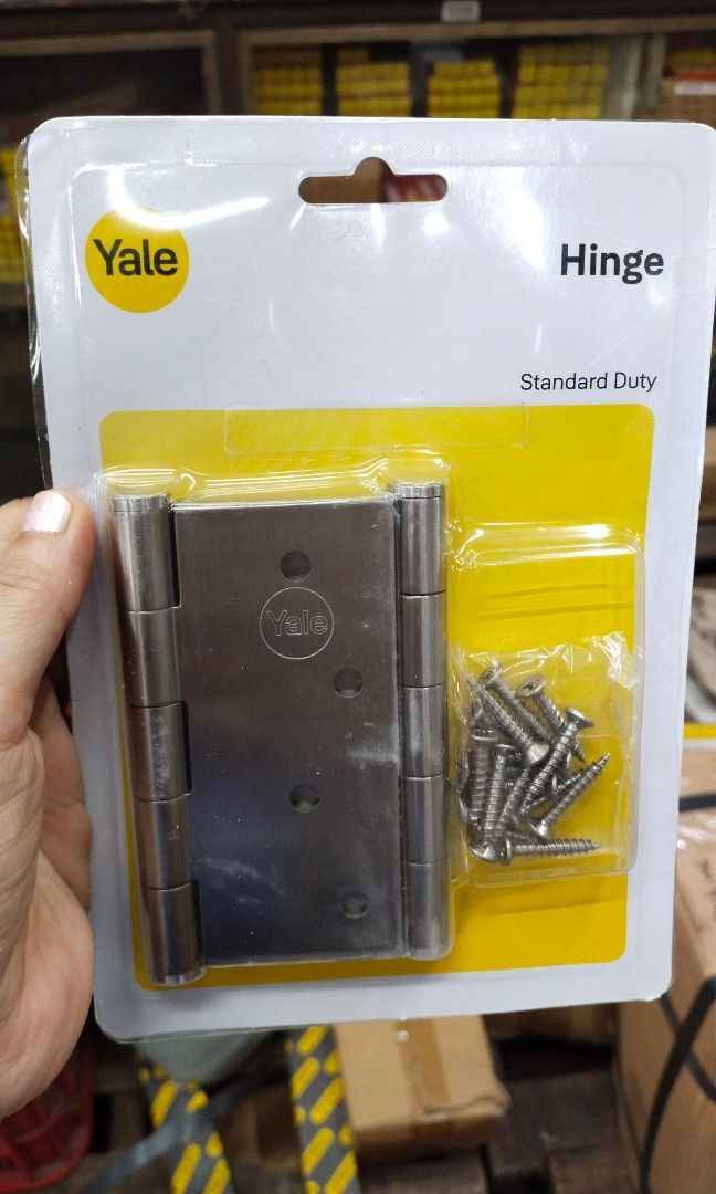 Yale loose pin hinges 4x4 stainless, Furniture & Home Living, Security ...