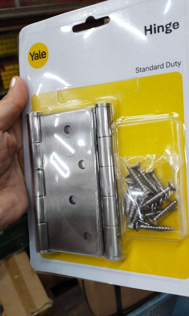 Yale loose pin hinges 4x4 stainless, Furniture & Home Living, Security ...