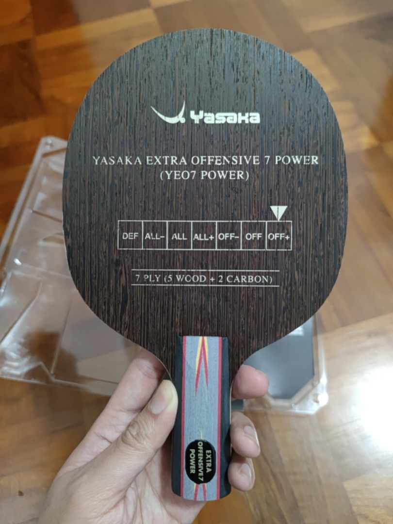 Yasaka Extra Offensive 7 Power Cpen/penhold Table Tennis Racket Euro ...