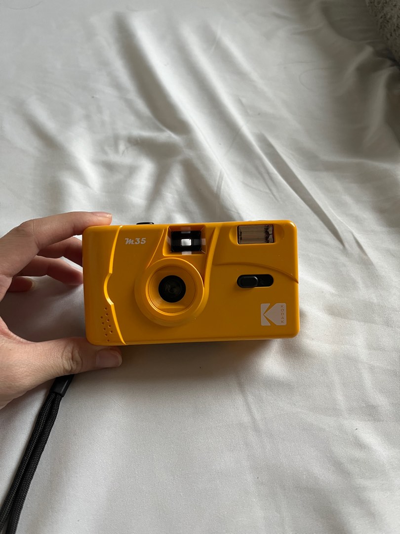 Yellow Kodak Film Camera 35mm, Photography, Cameras on Carousell