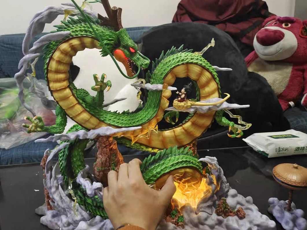 YoYo Studios GK Dragon Ball Shenlong Kid Goku Green Shen Long variant ...