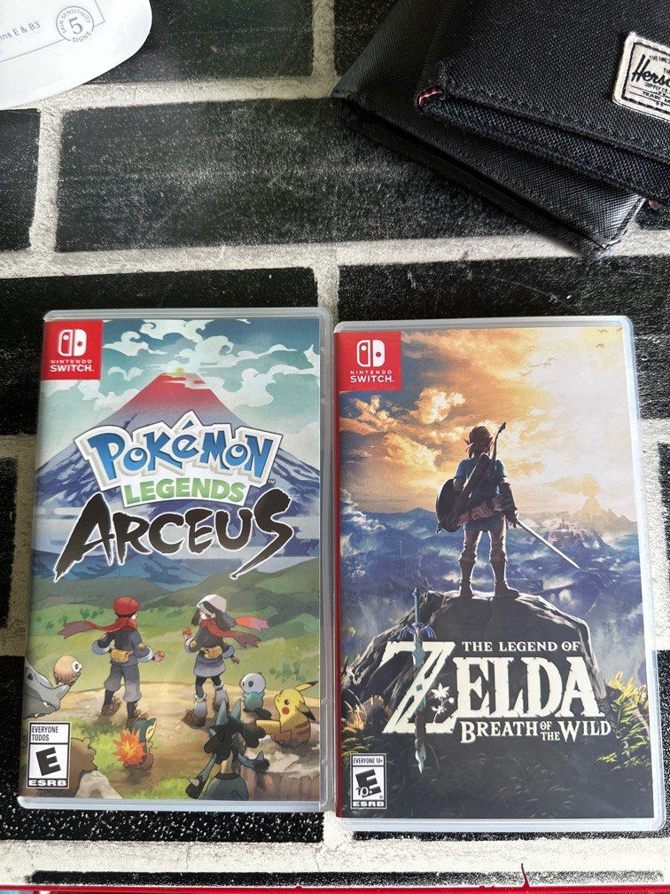 Zelda botw & Pokemon legends of arceus, Video Gaming, Video Games ...