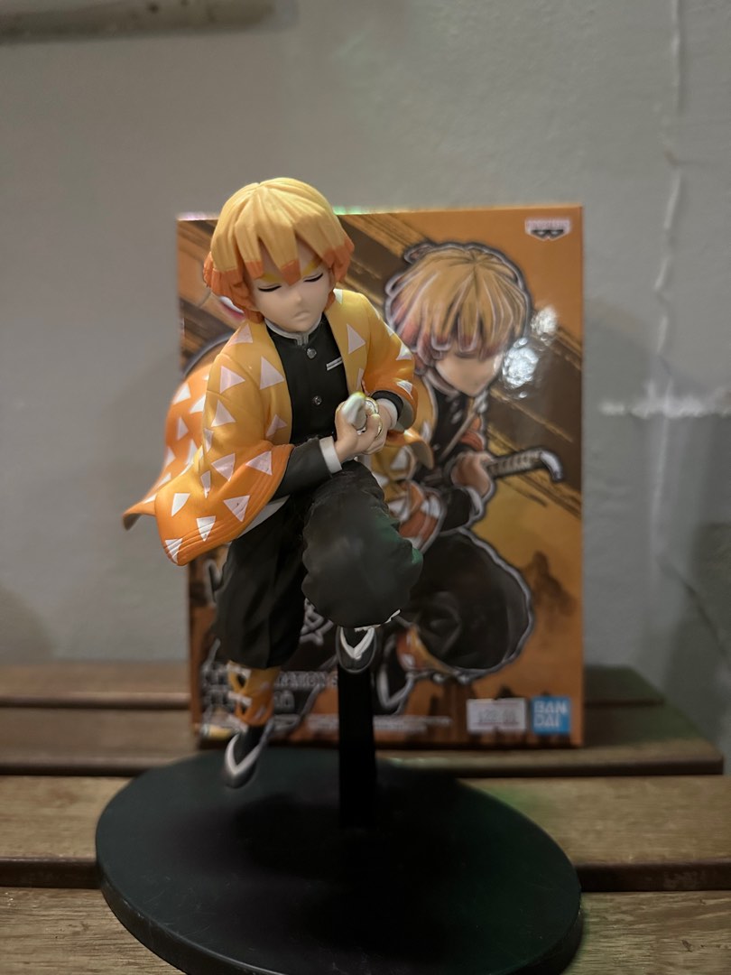 Zenitsu Agatsuma Figure, Hobbies & Toys, Toys & Games on Carousell
