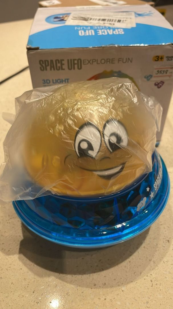 018) ELECTRIC WATER JET BALL CHILDREN TOY LIGHT MUSIC BATHROOM WATER ...