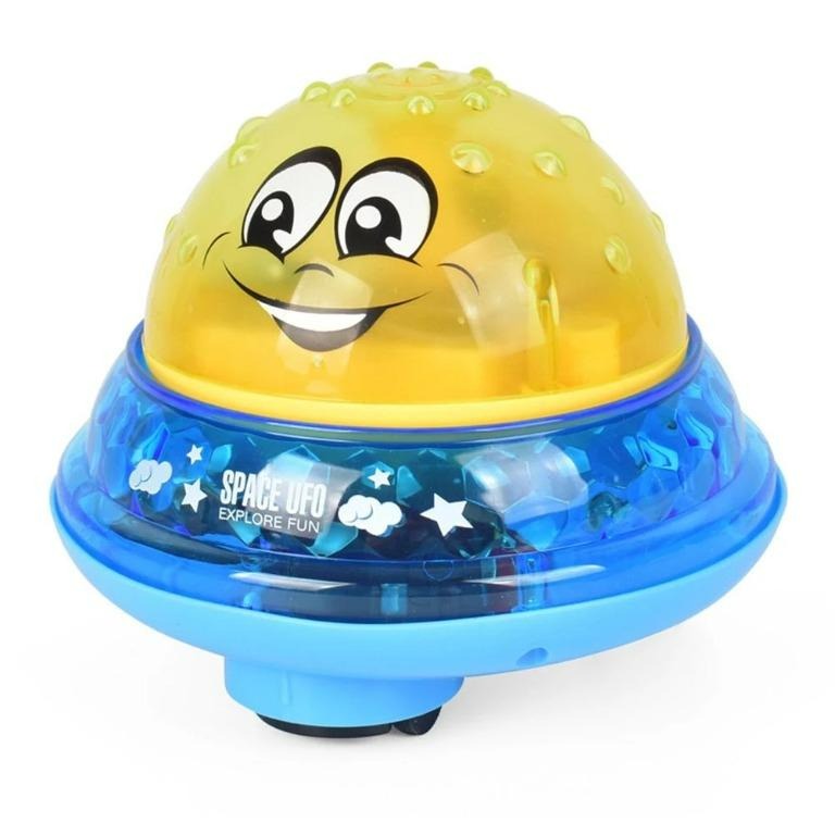 018) ELECTRIC WATER JET BALL CHILDREN TOY LIGHT MUSIC BATHROOM WATER ...