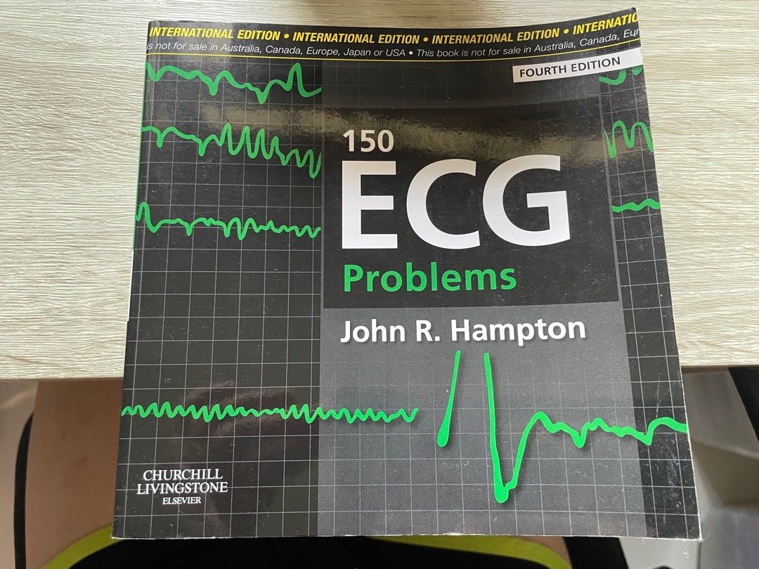 150 ECG Problems John R Hamptom, Hobbies & Toys, Books & Magazines, Textbooks on Carousell