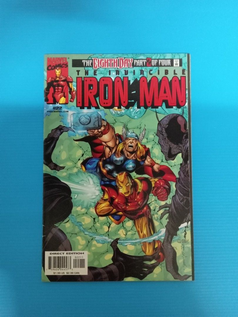 1st app of Carnivore ( Supervillain ) Iron Man #22 ( Sean Chen - Cover Art ) Marvel Comics ...