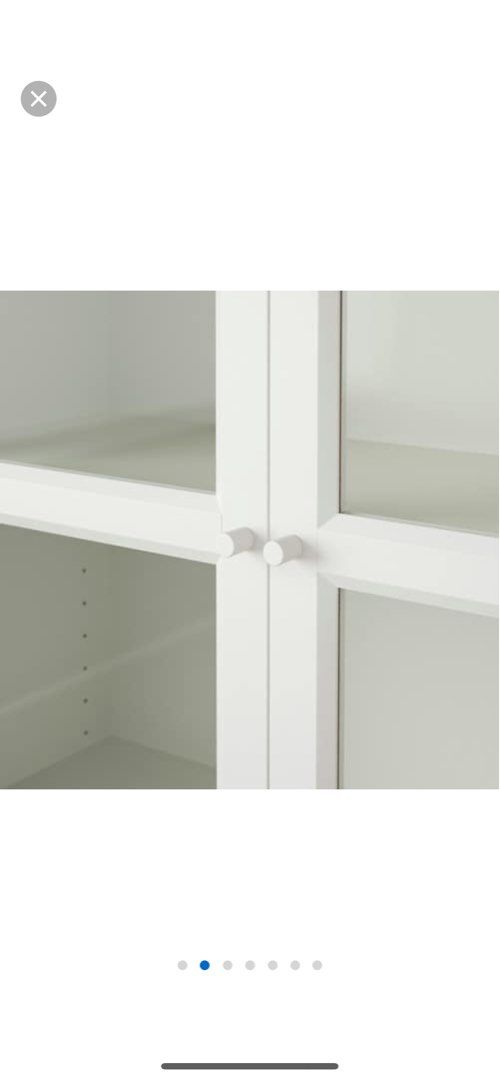 2 Door displays cabinet brand new Alex baggebo billy brimnes eket ...