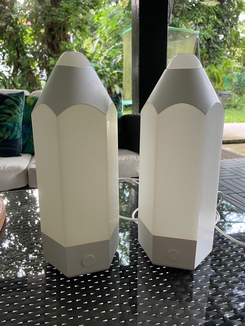 2 IKEA Pencil lamps, Babies & Kids, Baby Nursery & Kids Furniture ...