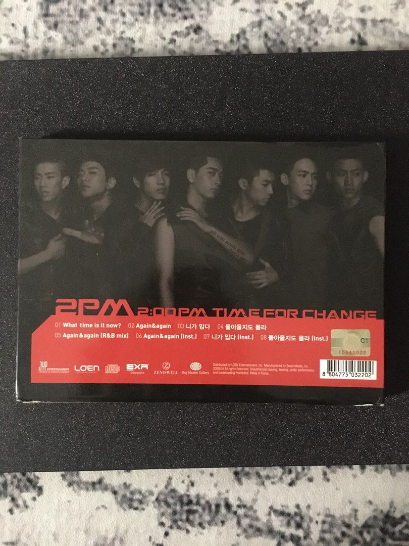 2pm kpop album A time for change, Hobbies & Toys, Music & Media, CDs & DVDs on Carousell