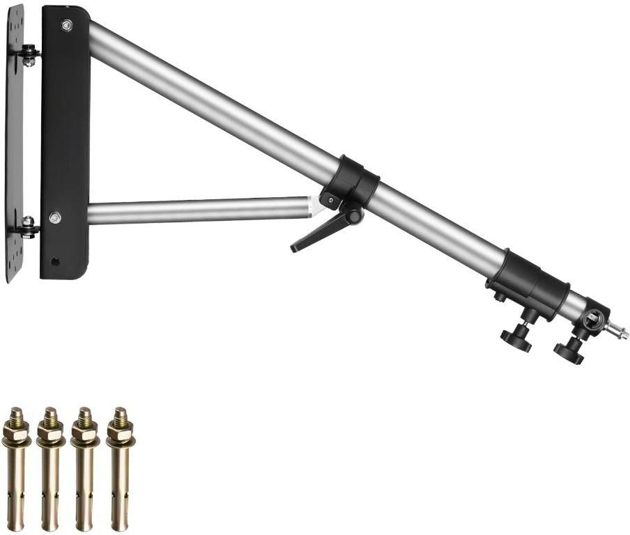 3644) NEEWER WALL MOUNTING TRIANGLE BOOM ARM FOR PHOTOGRAPHY STROBE ...