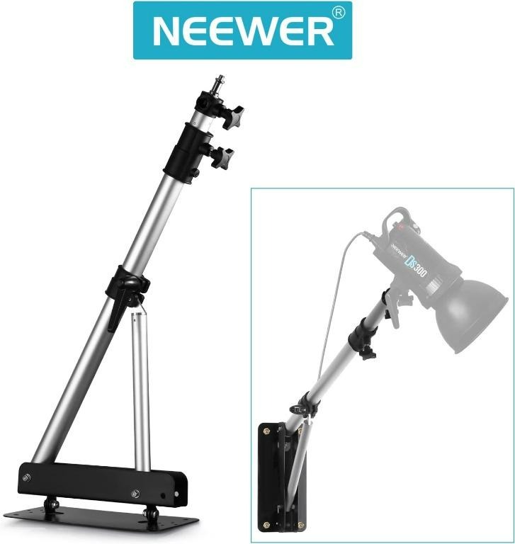 3644) NEEWER WALL MOUNTING TRIANGLE BOOM ARM FOR PHOTOGRAPHY STROBE ...