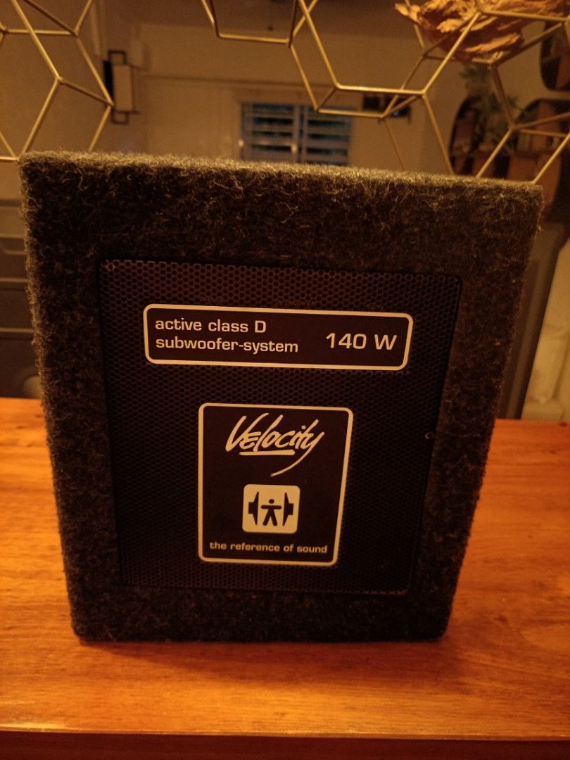Active Subwoofer Velocity class D 140w, Audio, Soundbars, Speakers ... Active Subwoofer Velocity class D 140w, Audio, Soundbars, Speakers ...