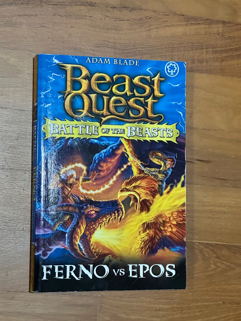 Adam Blade- Beast Quest: Ferno vs Epos, Hobbies & Toys, Books ...